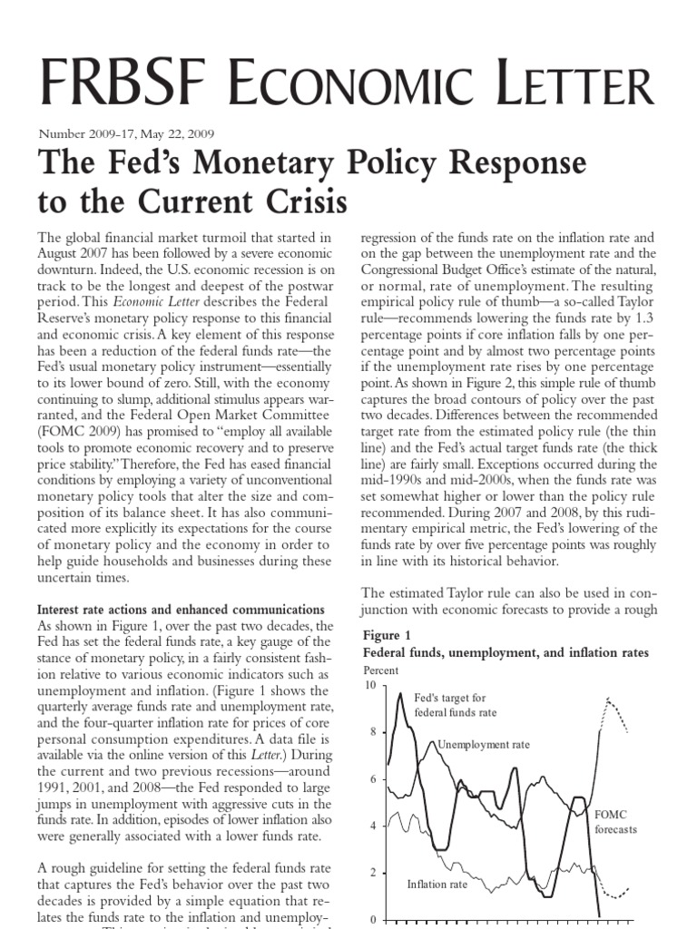 FRBSF Economic Letter | PDF | Federal Reserve | Federal Open Market ...