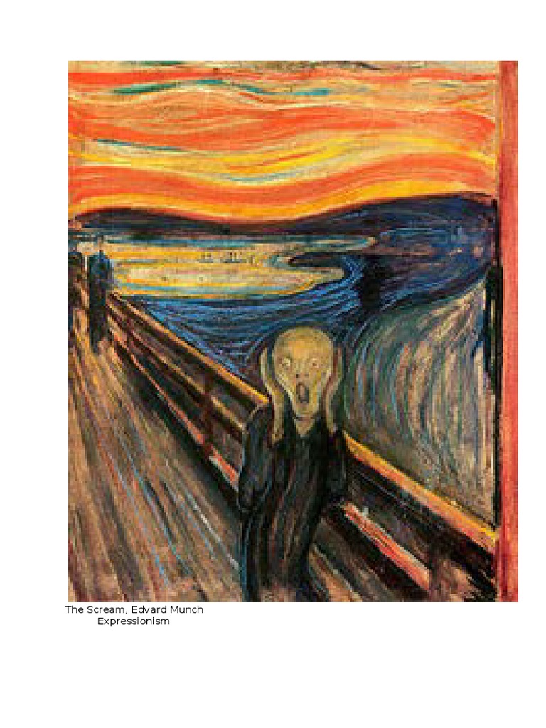 The Scream, Edvard Munch Expressionism | PDF | Cubism | Expressionism