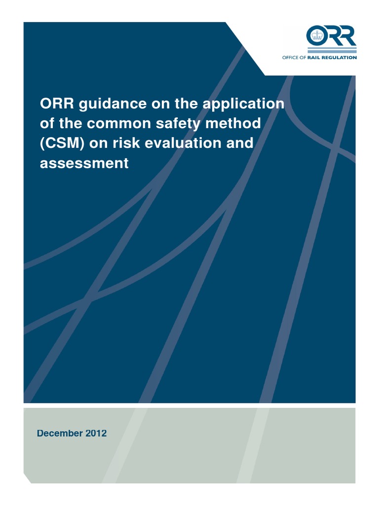 Common Safety Method Guidance 2 | PDF | Risk | Safety