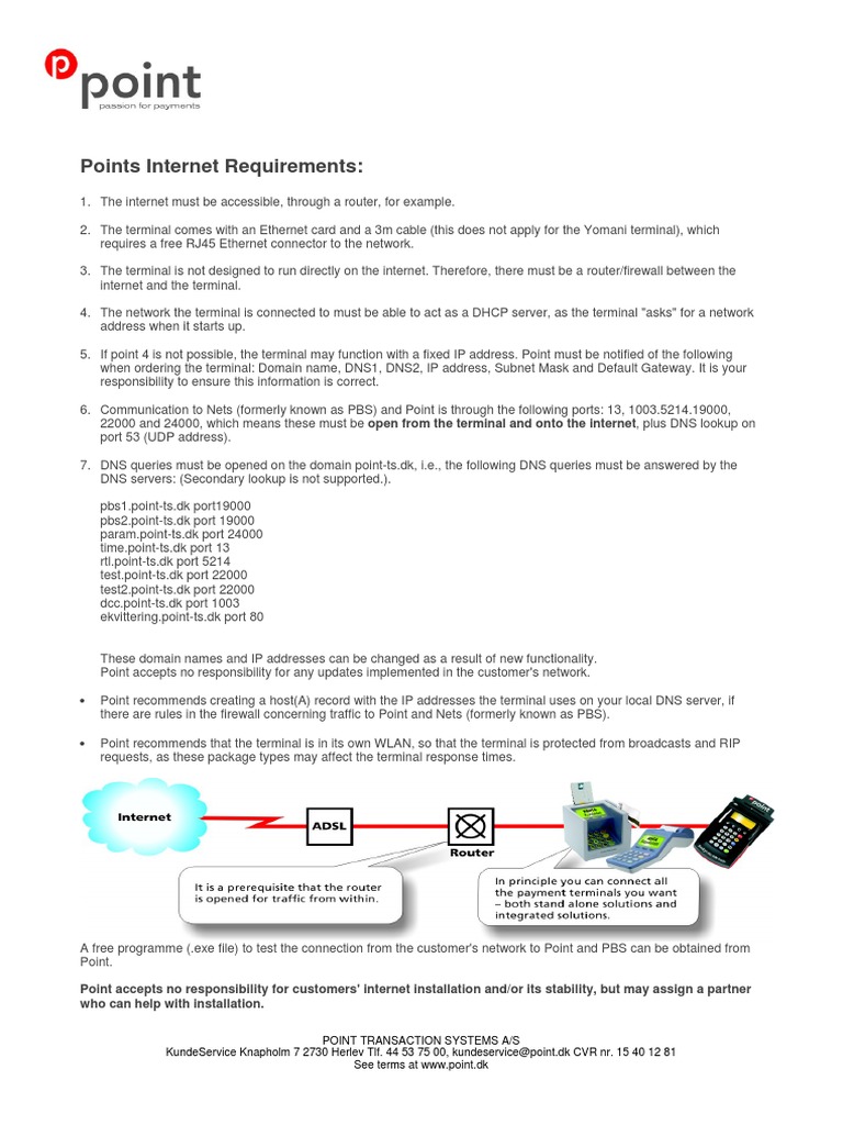 Internet Requirements | PDF