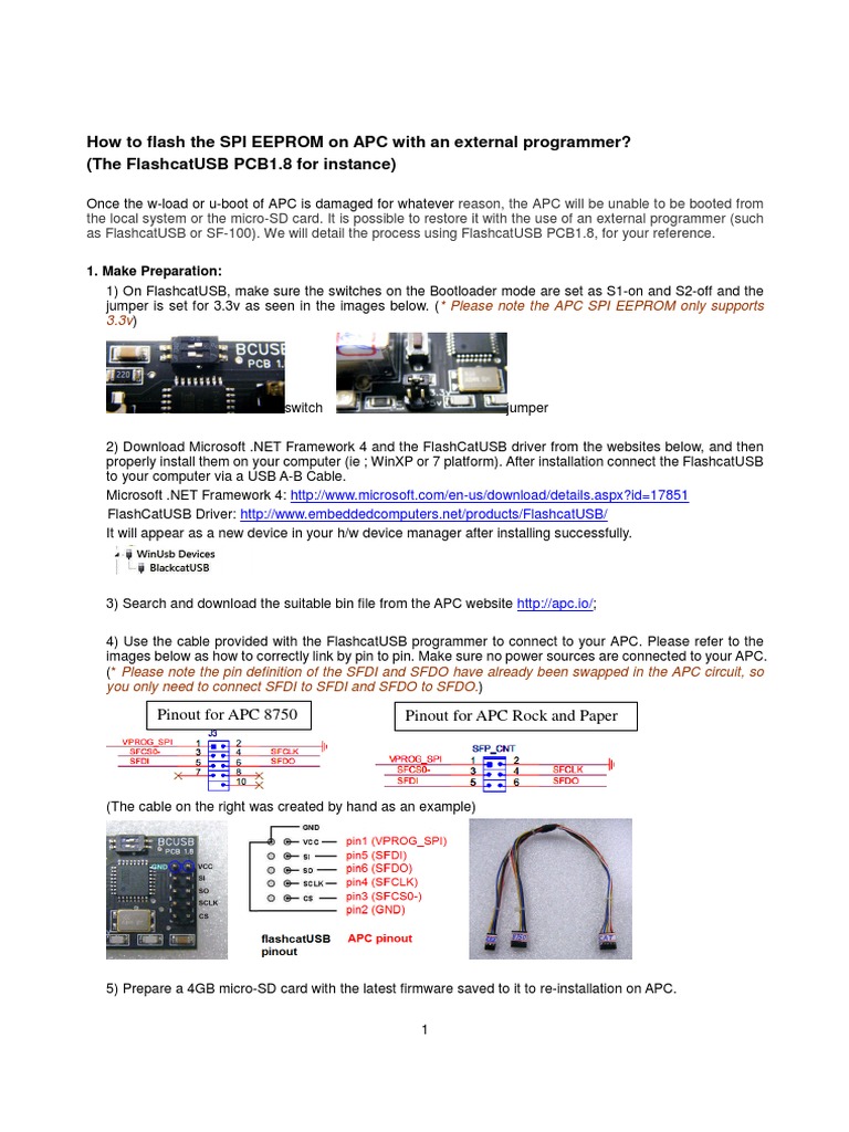 How To Flash With Programmer On APC | Download Free PDF | Booting ...