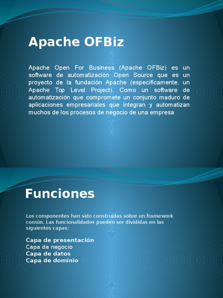 EB - Apache OFBiz | PDF | Comercio electrónico | Planificación de ...