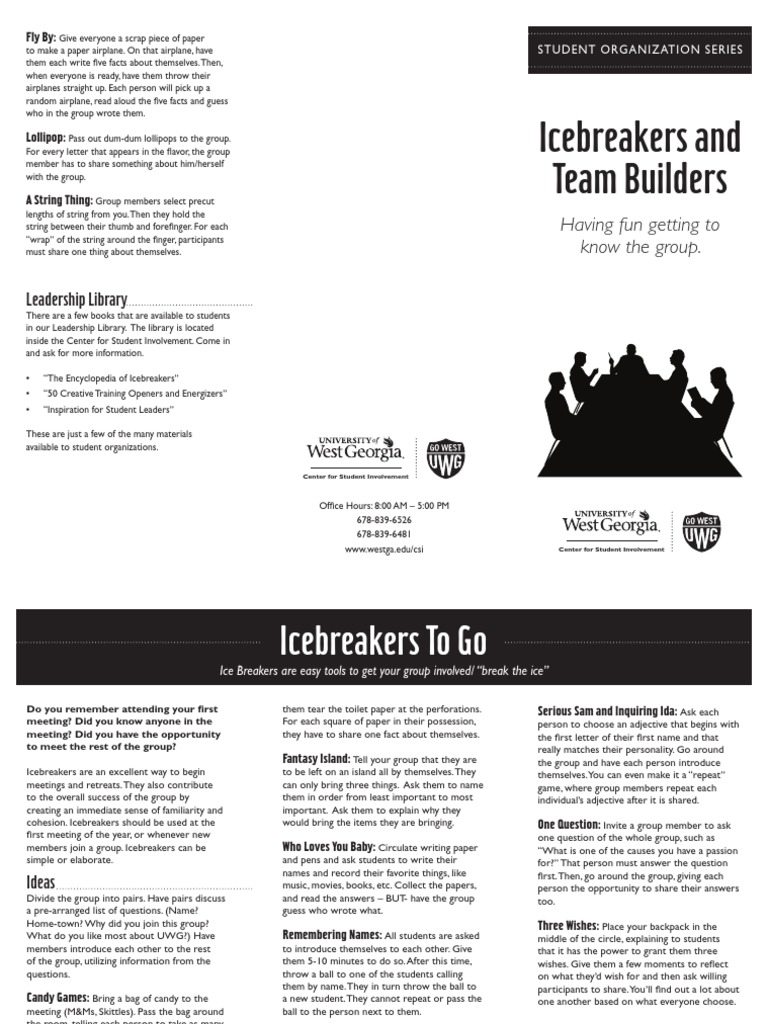 Icebreakers and Team Builders: Leadership Library | PDF