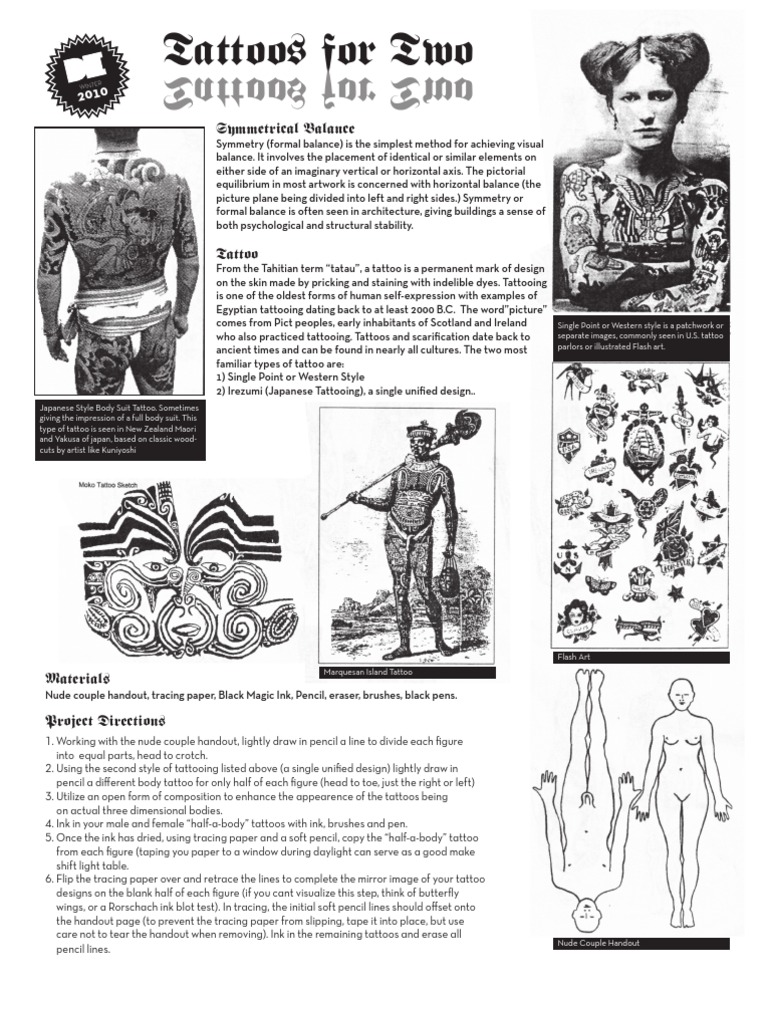 Symmetrical Tattoo Design Techniques | PDF | Tattoo | Composition ...
