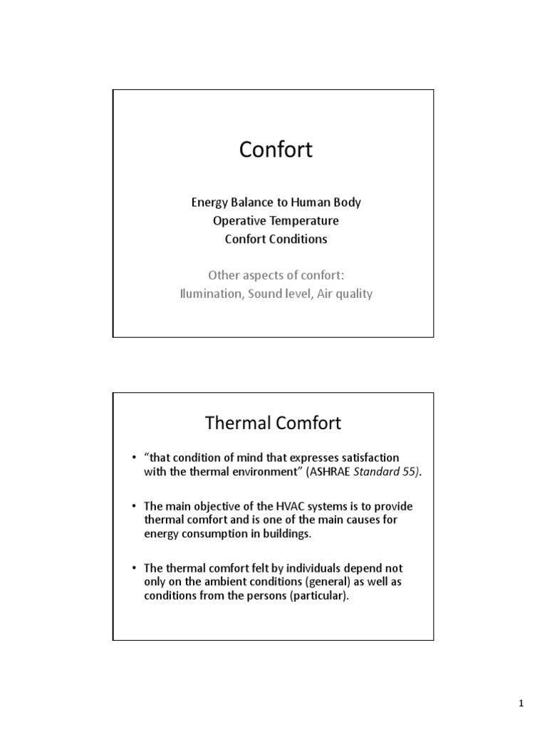 Thermal Comfort Fundamentals: A Detailed Explanation of the Factors ...