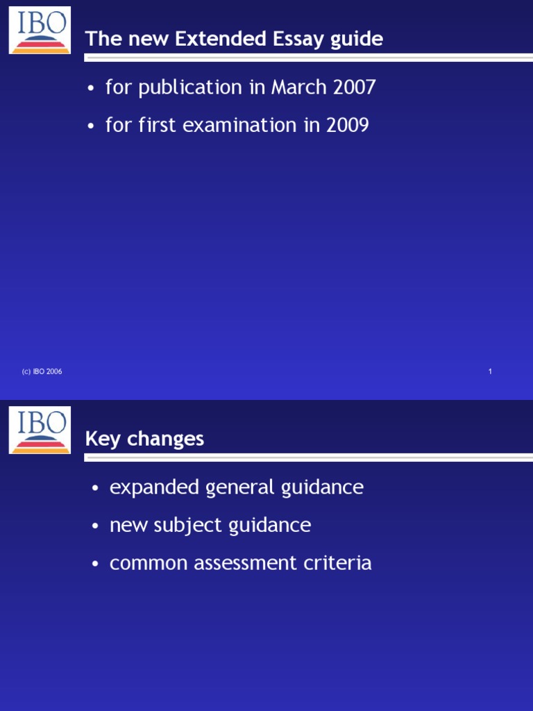 Extended Essay Power Point Presentation | PDF | Essays | Learning
