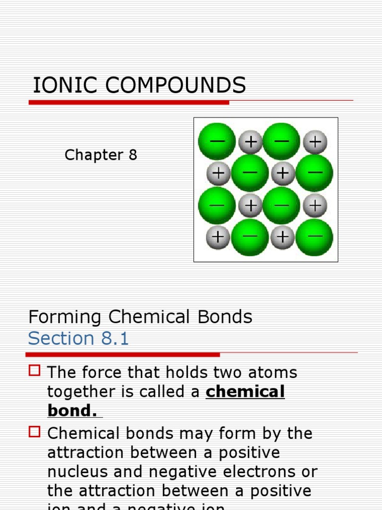 Understanding Ionic Compounds | PDF | Ion | Ionic Bonding