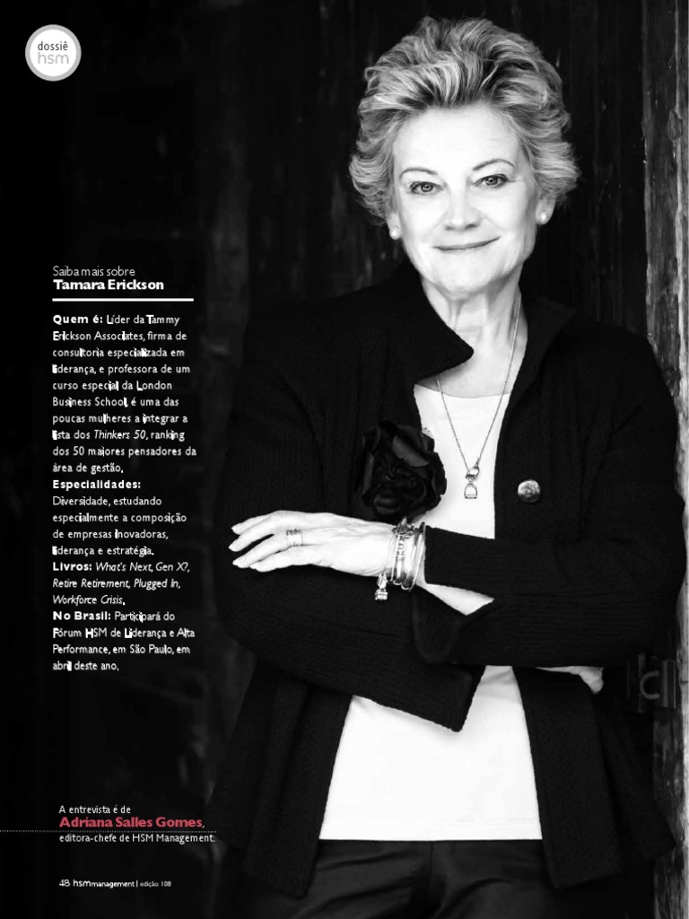 Lider Tamara Erickson | PDF | Liderança | Inovação