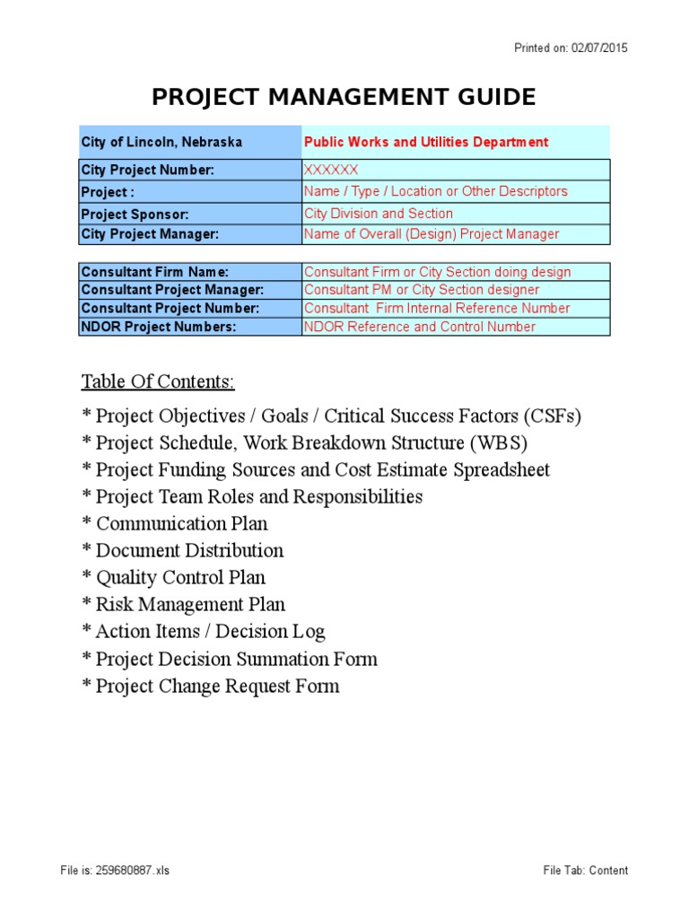 Project Management Guide | Pdf | Business