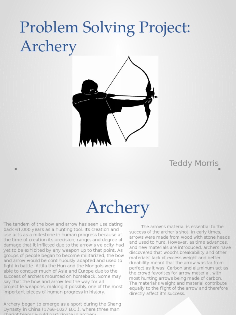 Math Project | PDF | Archery | Arrow