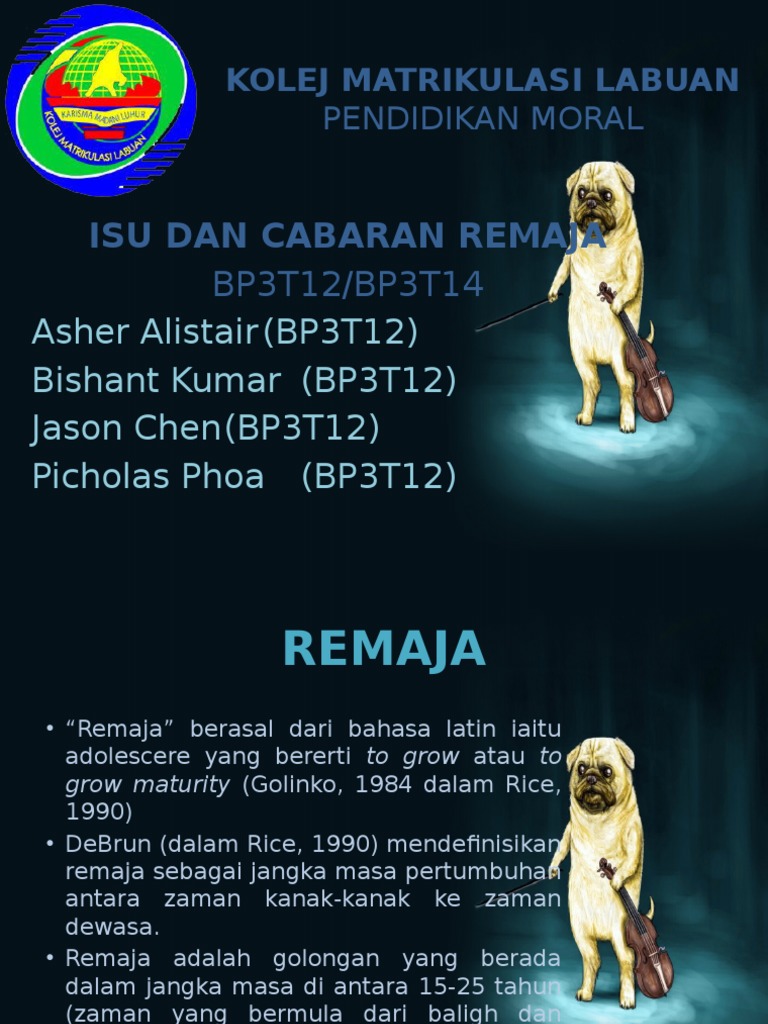 Moral Isu Dan Cabaran Remaja | PDF