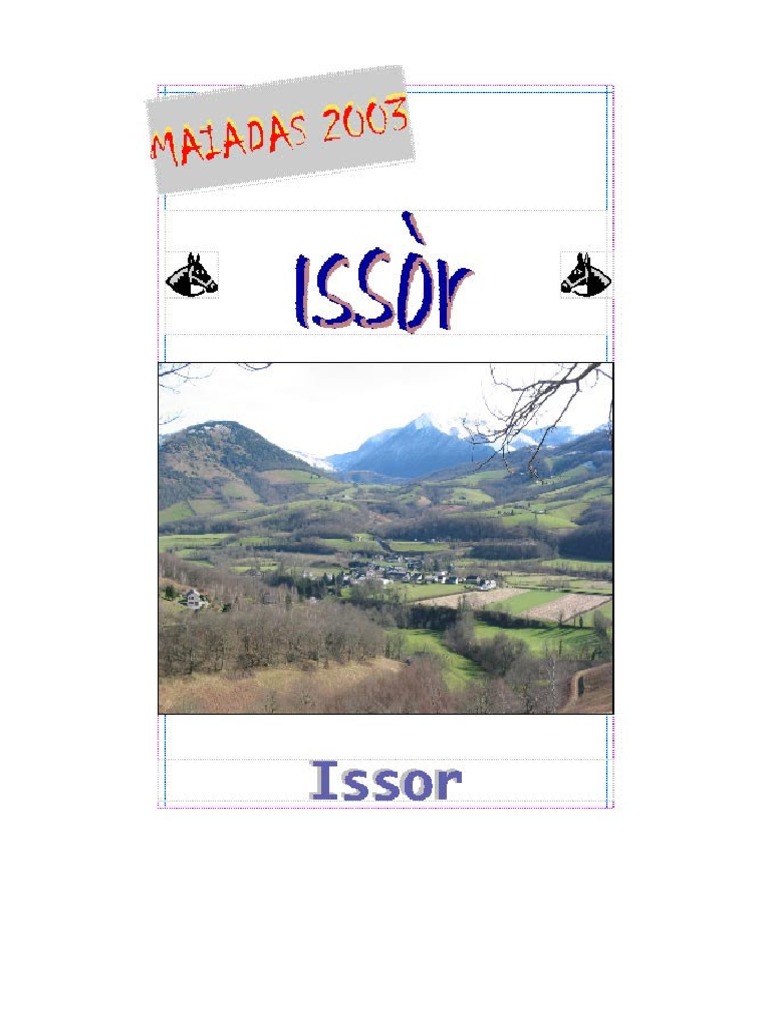 Découverte du village d'Issòr | PDF | Espagne | Argentine