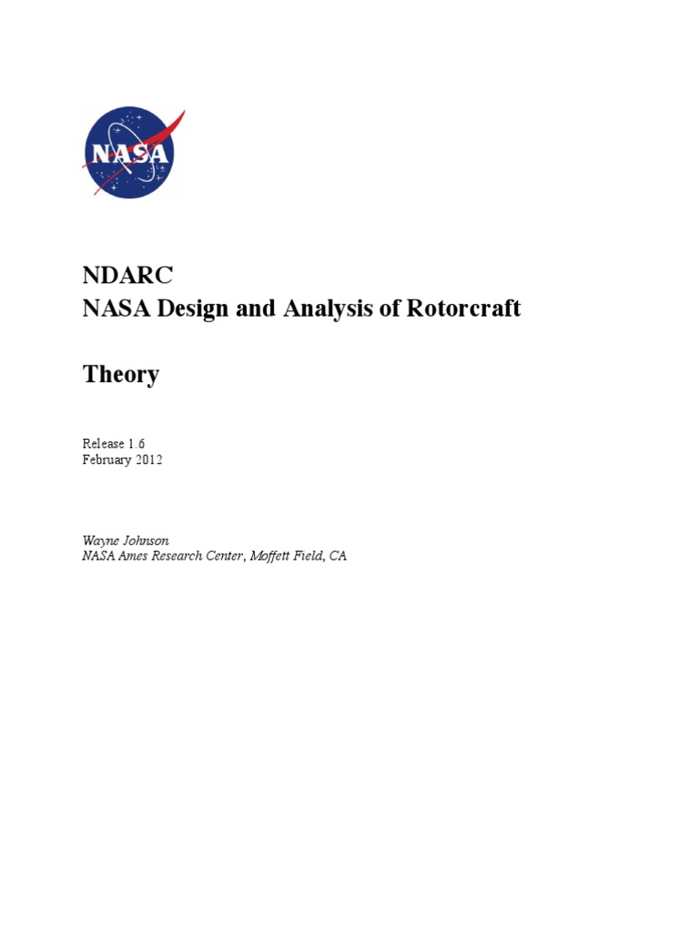 NASA Design and Analysis of Rotorcraft | PDF | Flight Dynamics (Fixed ...