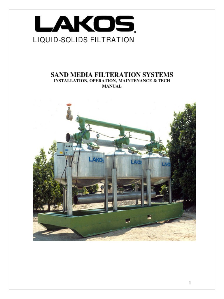 Manual de Instalacion D Elos Filtros Lakos Modelo SST | PDF | Valve ...