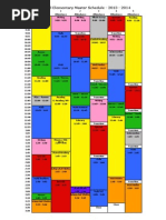 1st Grade Daily Schedule | PDF