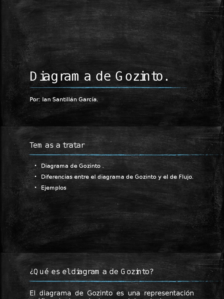 Diagrama de Gozinto | PDF