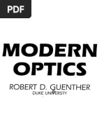 Introduction To Modern Optics | PDF