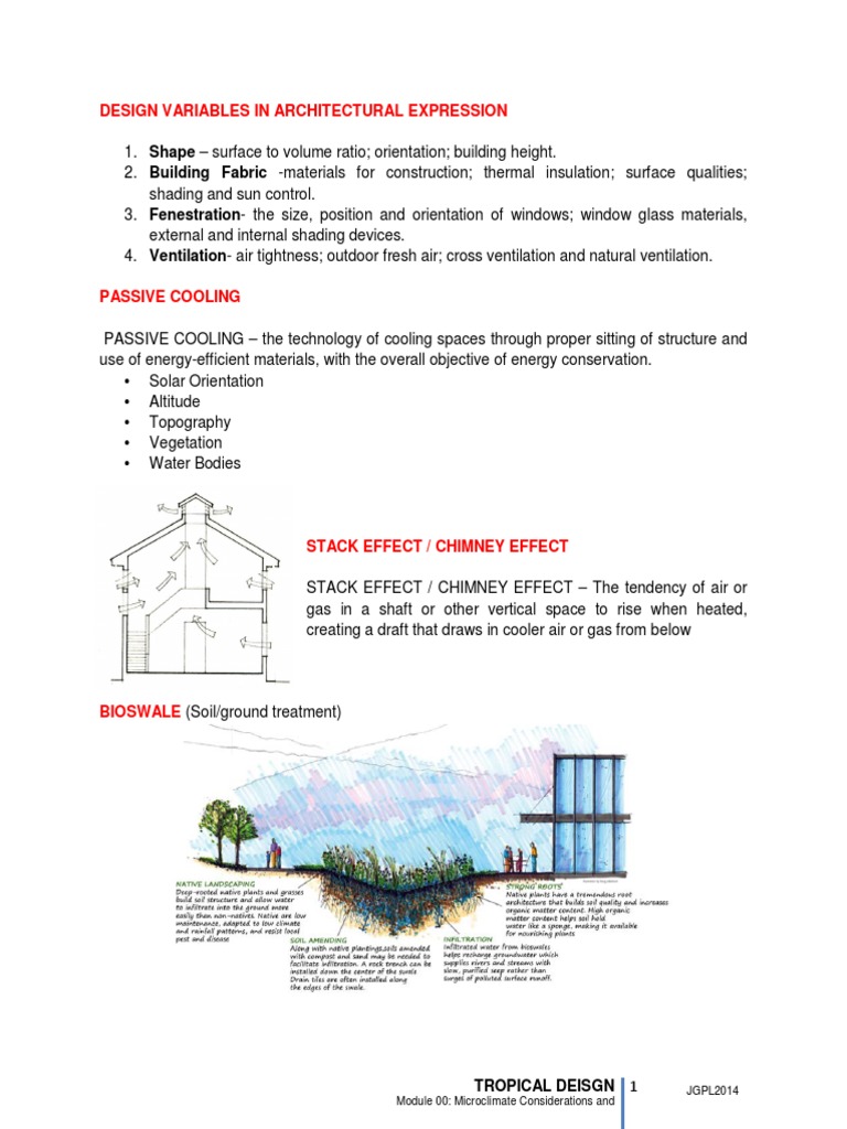 Microclimate Design in Tropical Architecture | PDF