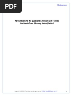 PE Civil - Structural Practice Exam | PDF | Beam (Structure) | Deep ...