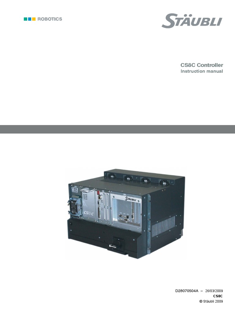 Staubli CS8C Controller | Electrostatic Discharge | Electrostatics