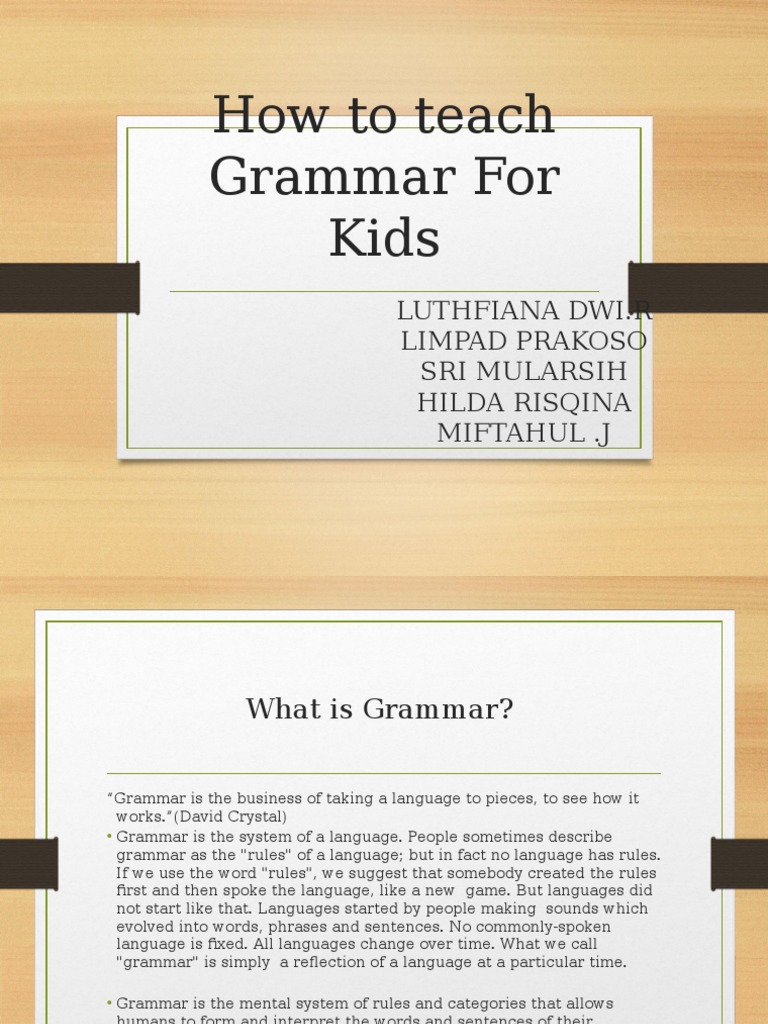 How To Teach Grammar | PDF | Grammar | Classroom Management