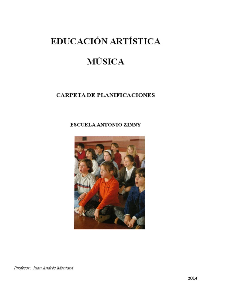 Educación Artística, Portada Zinny | PDF