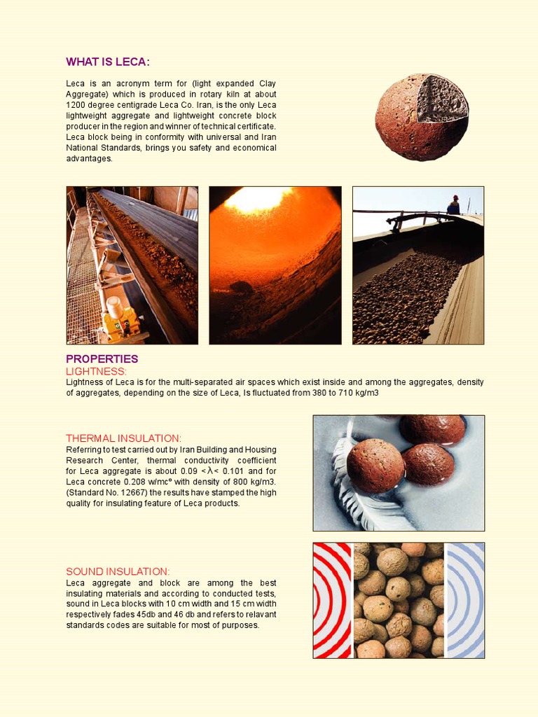 LECA | PDF | Concrete | Industries