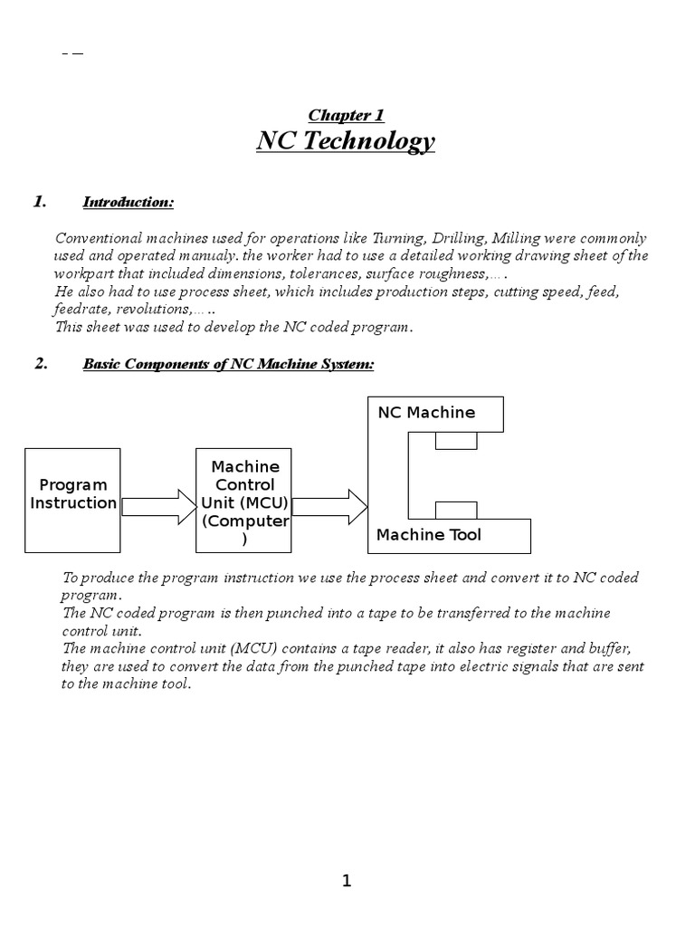 Lecture Notes On CNC | PDF | Numerical Control | Computer Program