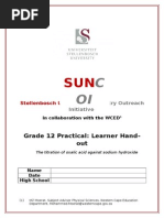 Physical Science Grade 12 Term 2 TITRATION Practical Manual | PDF ...