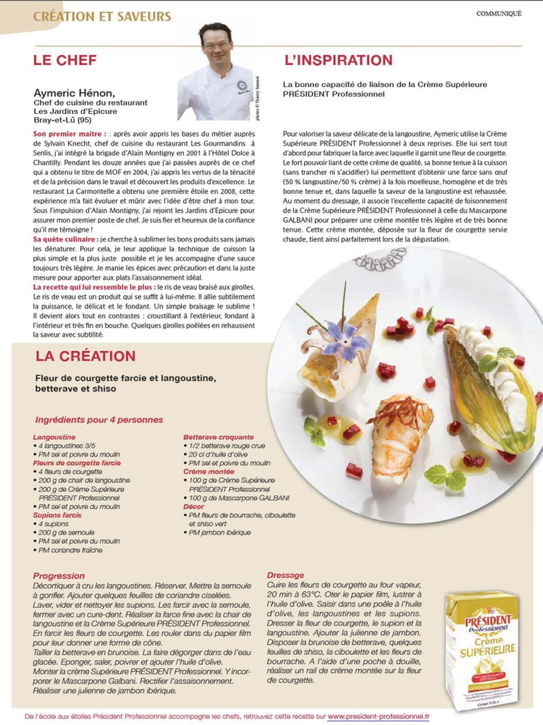 Le Chef 1 | PDF | Cuisine | Cuisine