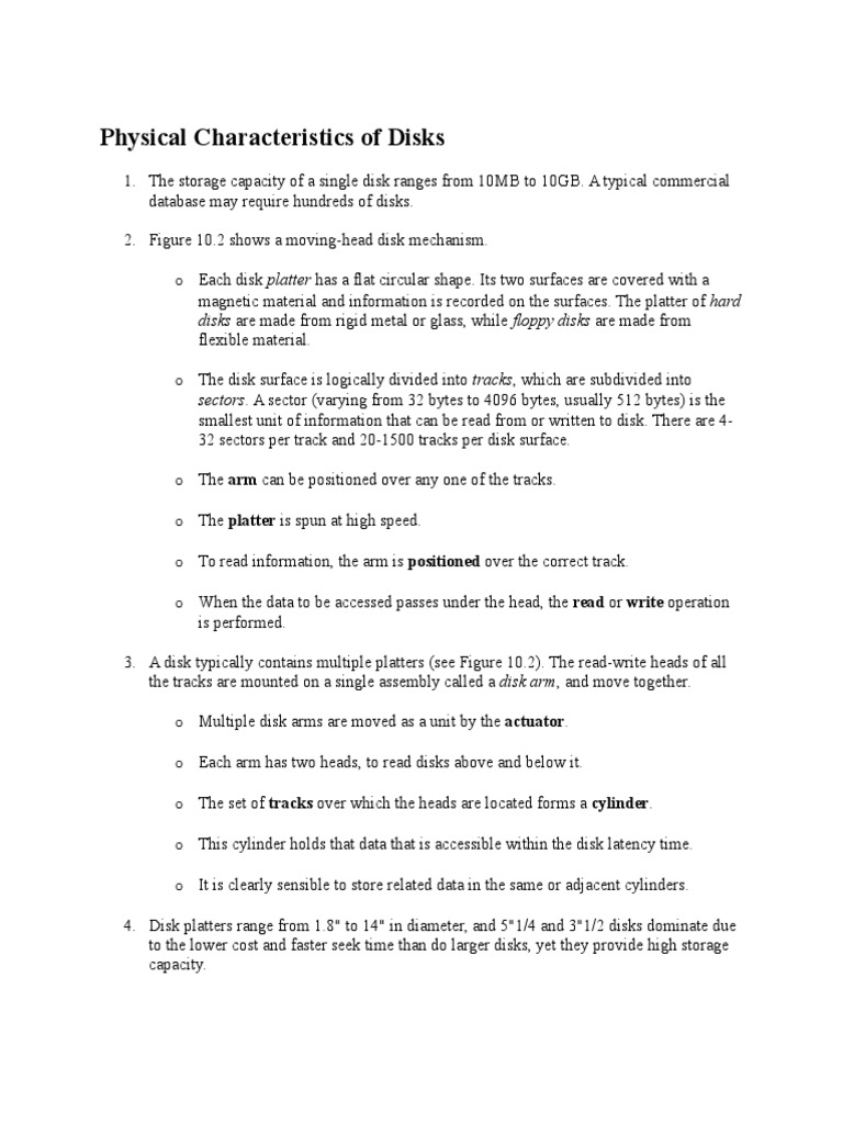 Physical Characteristics of Disks | PDF | Compact Disc | Dvd