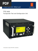 TTC 400 Transponder Test Unit Guide | PDF | Battery (Electricity ...
