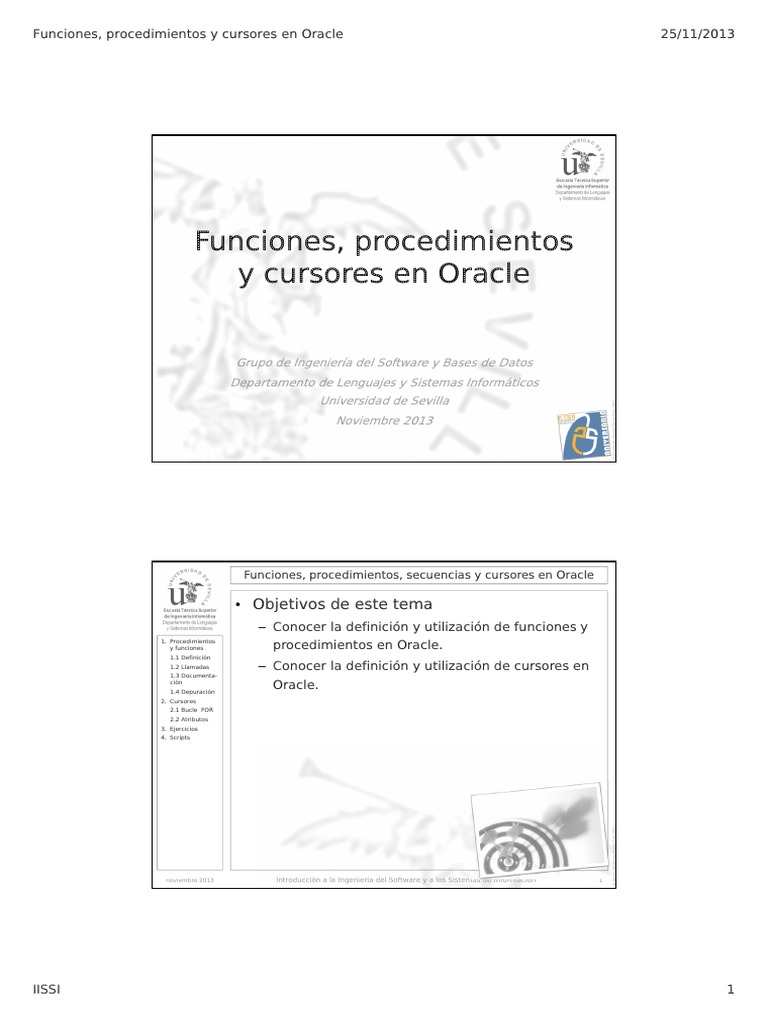 Funciones, Procedimientos y Cursores | PDF | Pl / Sql | Oracle Corporation