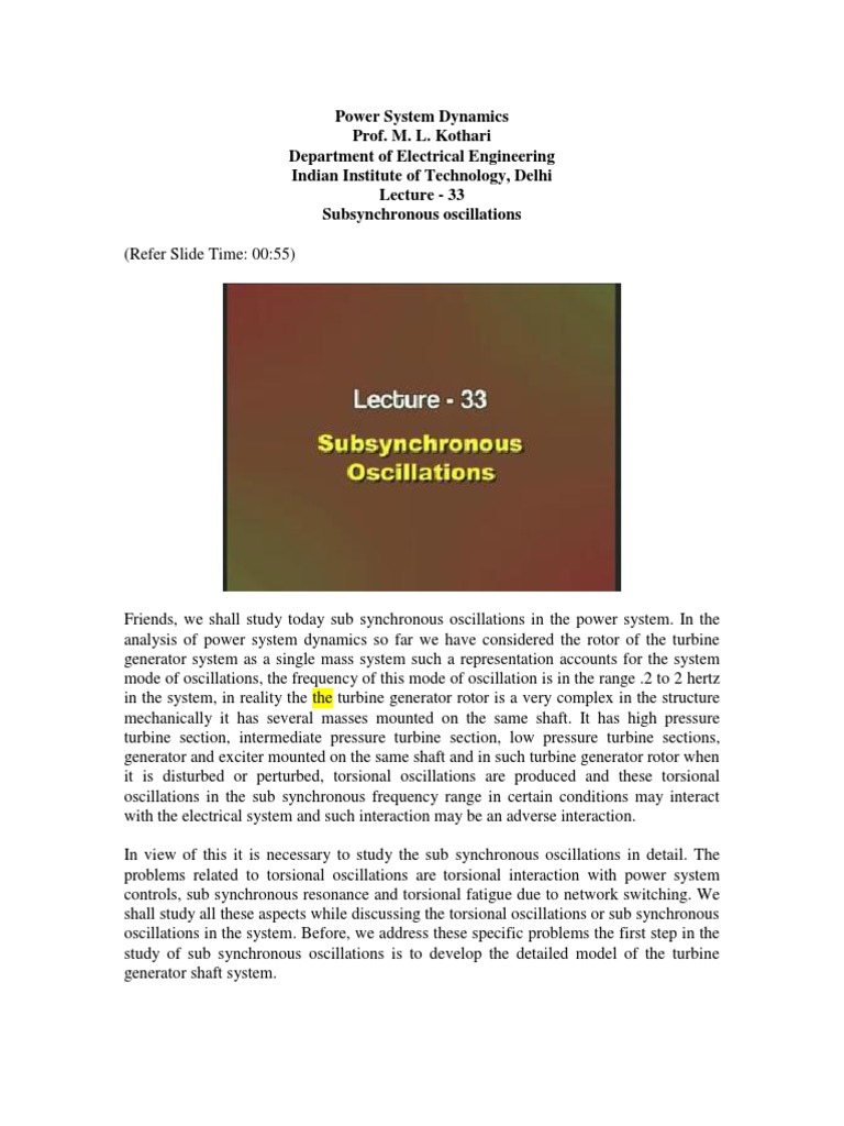 Lec 33 | PDF | Eigenvalues And Eigenvectors | Normal Mode