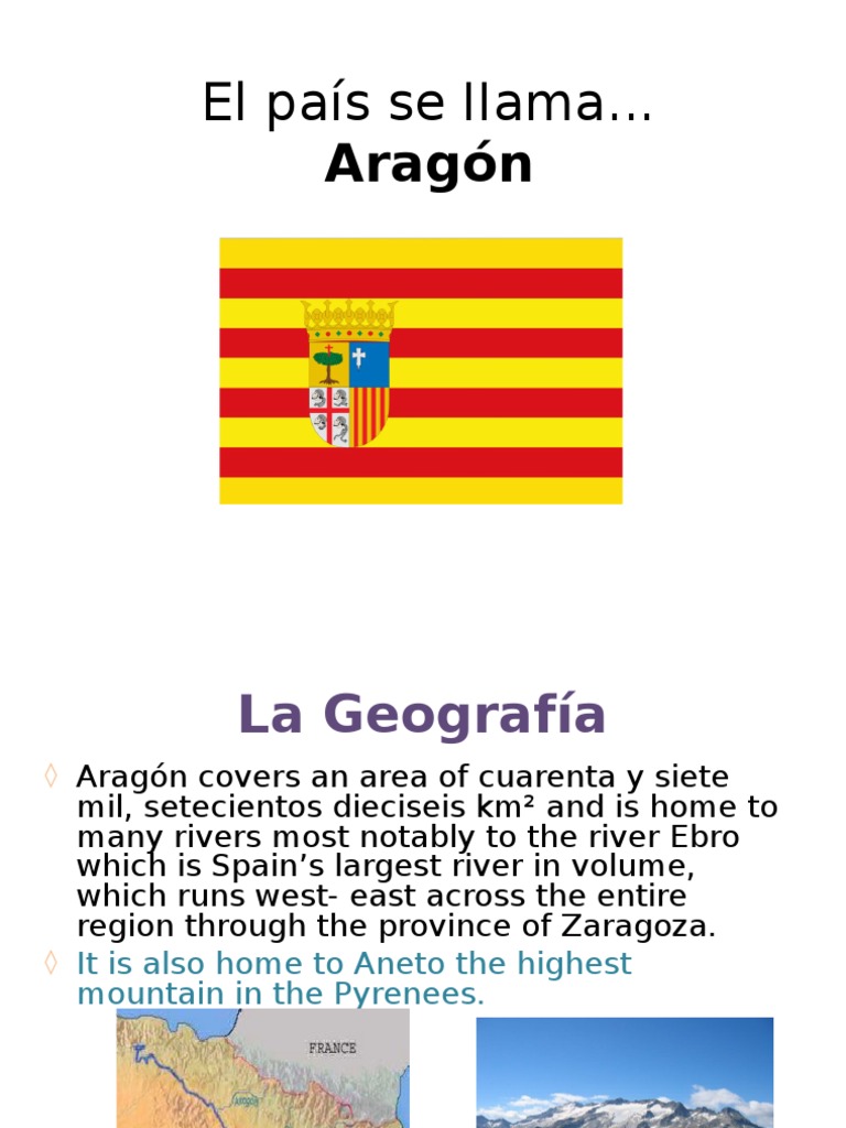 Spanish Powerpoint Aragon | PDF | Foods