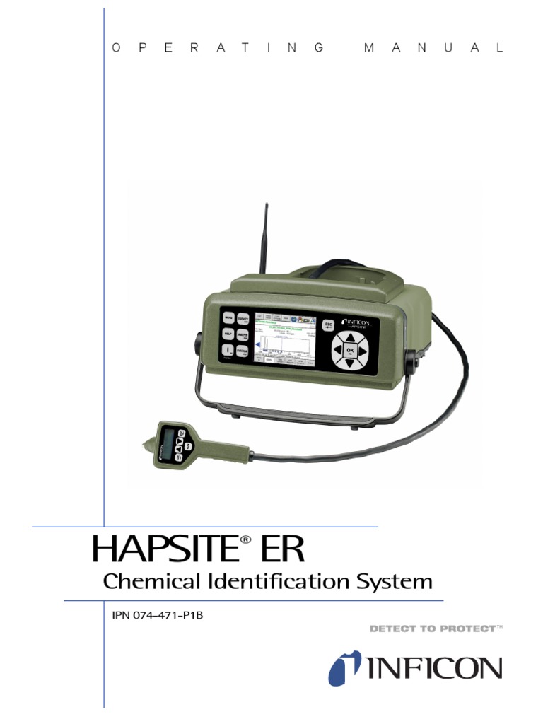 074-471-p1b Hapsite Er Om | PDF | Safety | Electromagnetic Compatibility