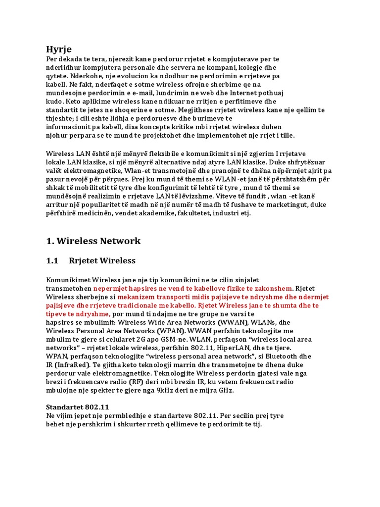 Wireles Network | PDF