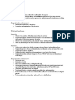 Hand and Wrist Exam OSCE Checklist | PDF | Anatomical Terms Of Motion ...