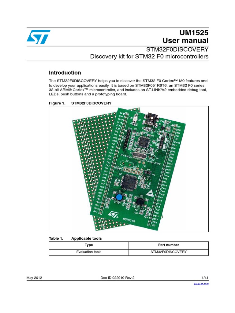 STM32F0 User Manual | PDF | Trademark | Electronic Engineering