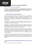 DOLE OSHC Template_OSH Program | PDF | Occupational Safety And Health ...