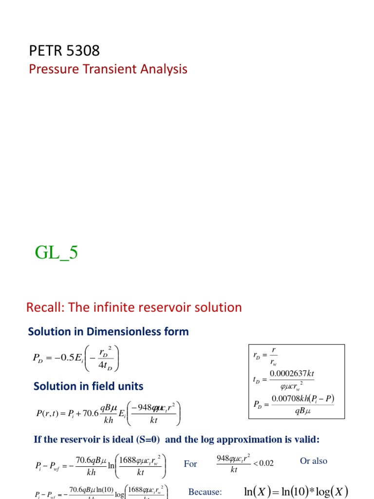 Pressure Transient Analysis | PDF