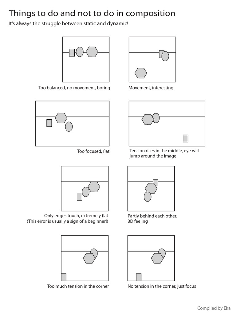 Composition Notes | PDF | Composition (Visual Arts) | Comics