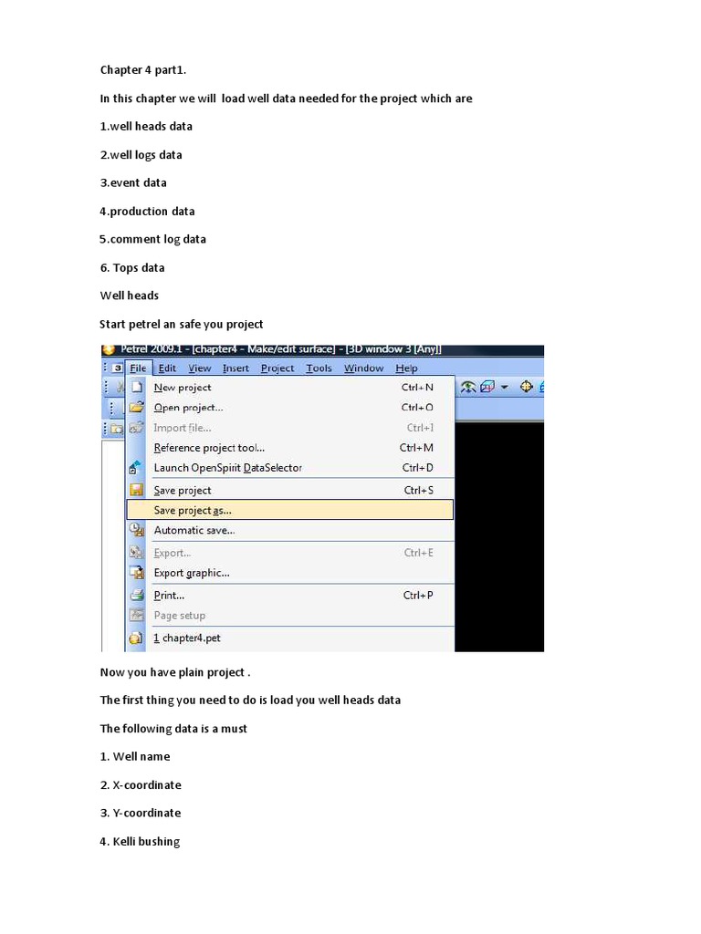 Petrel Introduction | PDF | File Format | Computer File