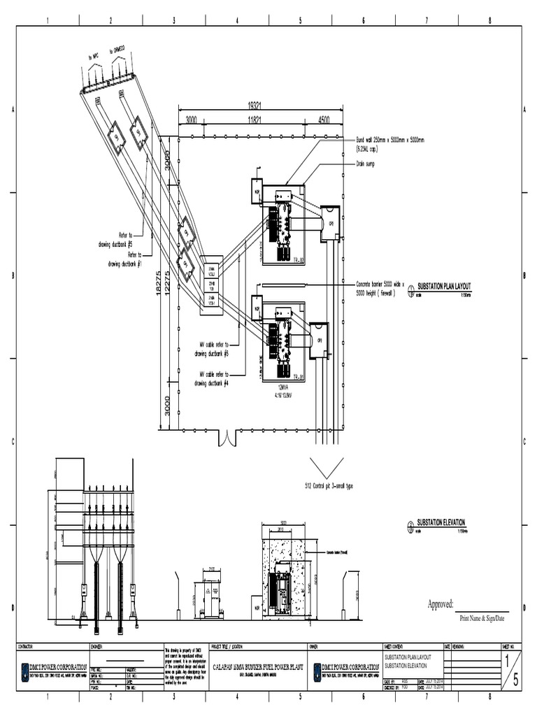 Calapan 15MW Power Plant Layout | PDF