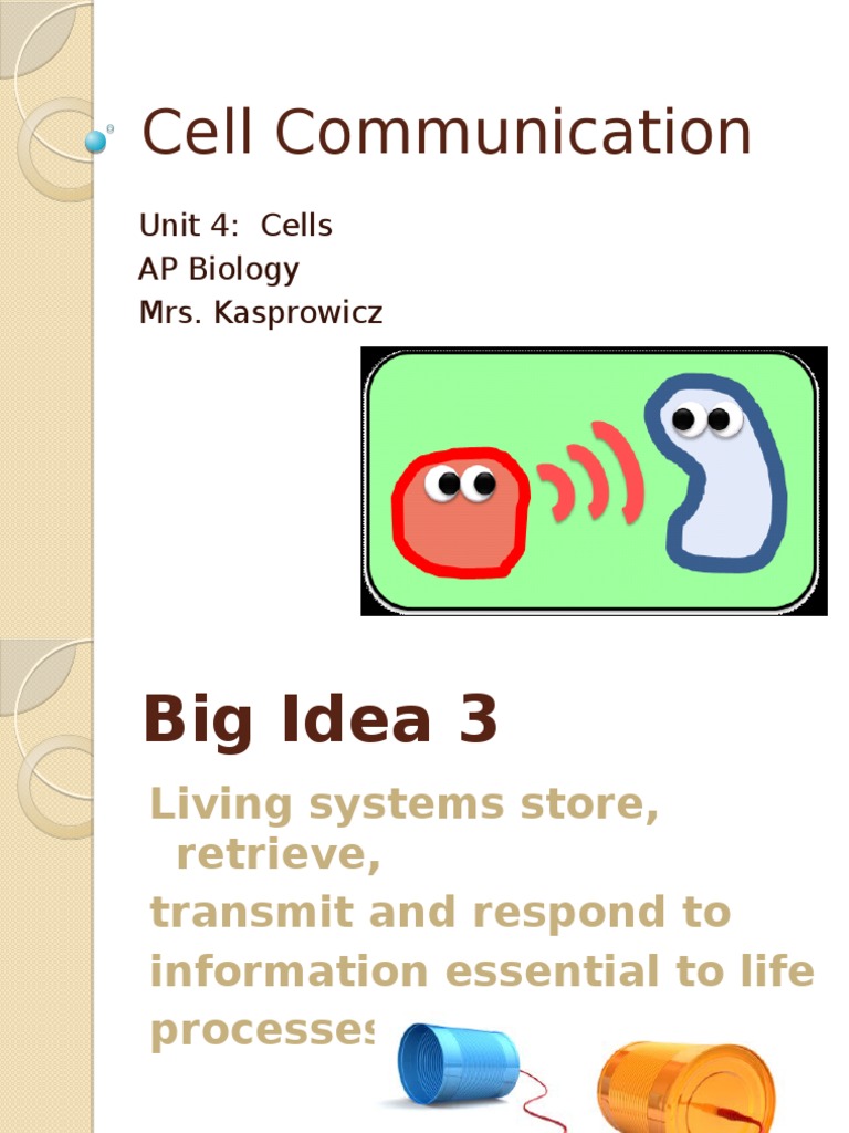 Unit 4 Cell Communication | PDF | Cell Signaling | Signal Transduction