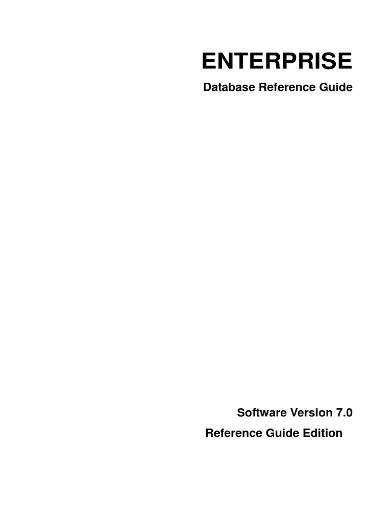 Database Reference Guide | PDF | Portable Document Format | Databases