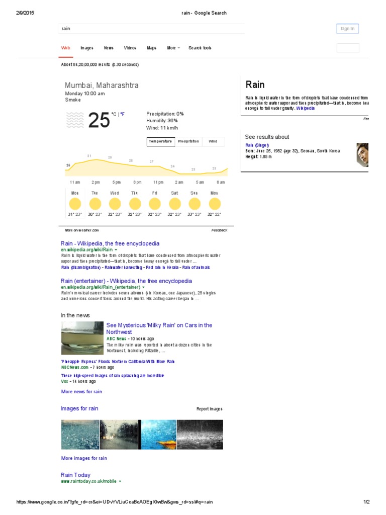 Rain - Google Search | PDF
