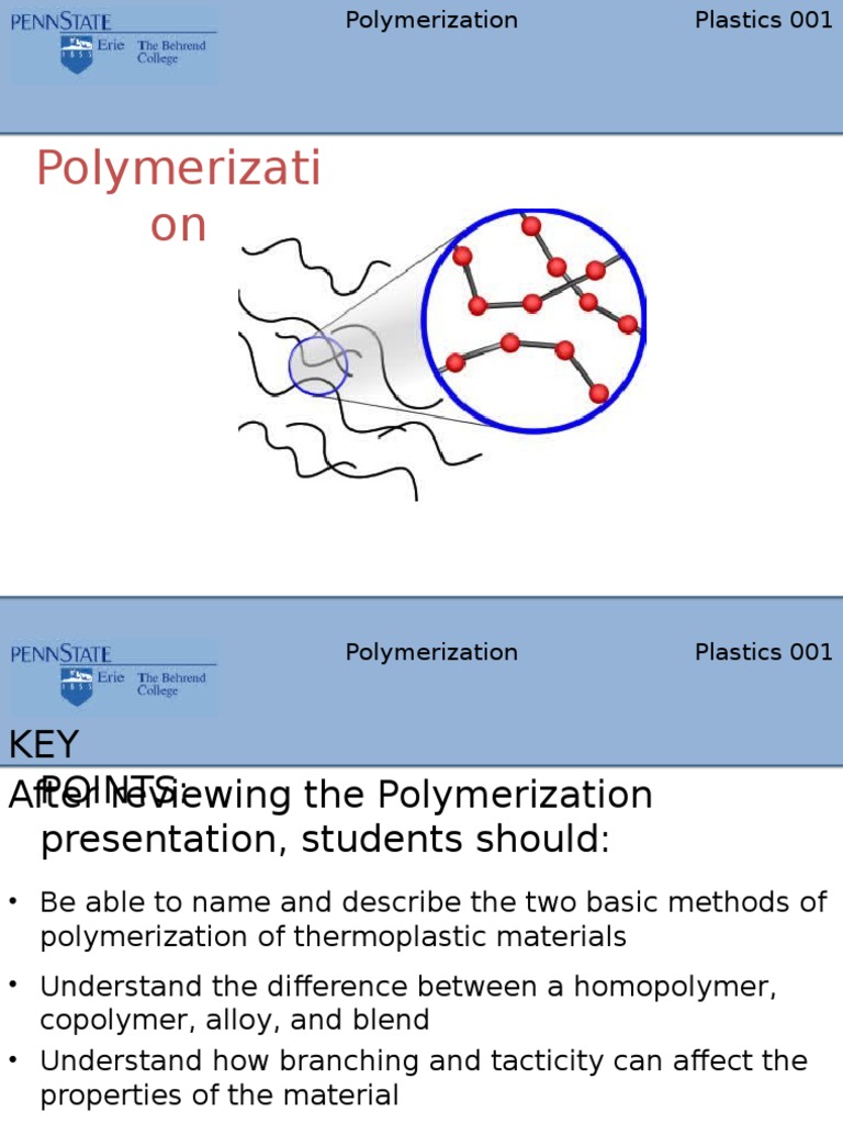 Lesson 1 Download Free Pdf Copolymer Polymerization