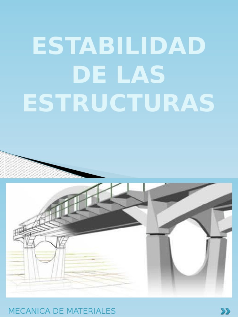 Estabilidad de Las Estructuras | PDF | Centro de masa | Doblar