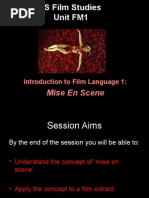 Film Studies - Mise-En-Scene | PDF | Costume | Body Language